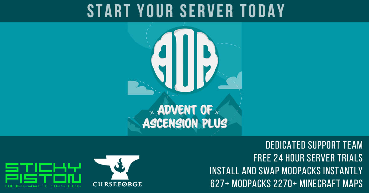 Advent of Ascension Plus Server Hosting