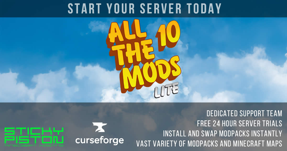 All The Mods 10 Lite Server Hosting