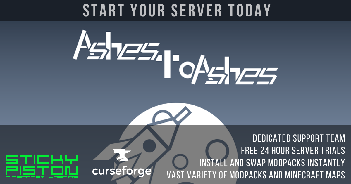 Ashes To Ashes Server Hosting