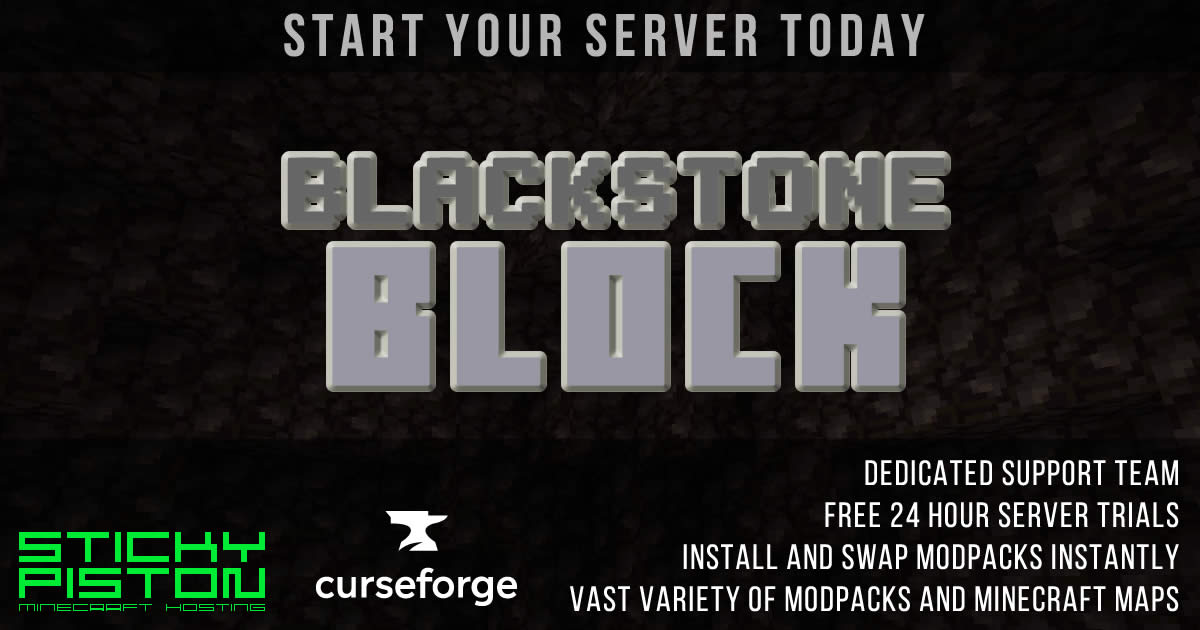 Curse : Blackstone Block Server Hosting