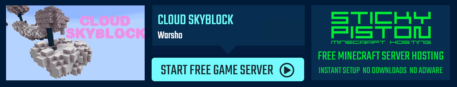 Cloud Skyblock Minecraft Map