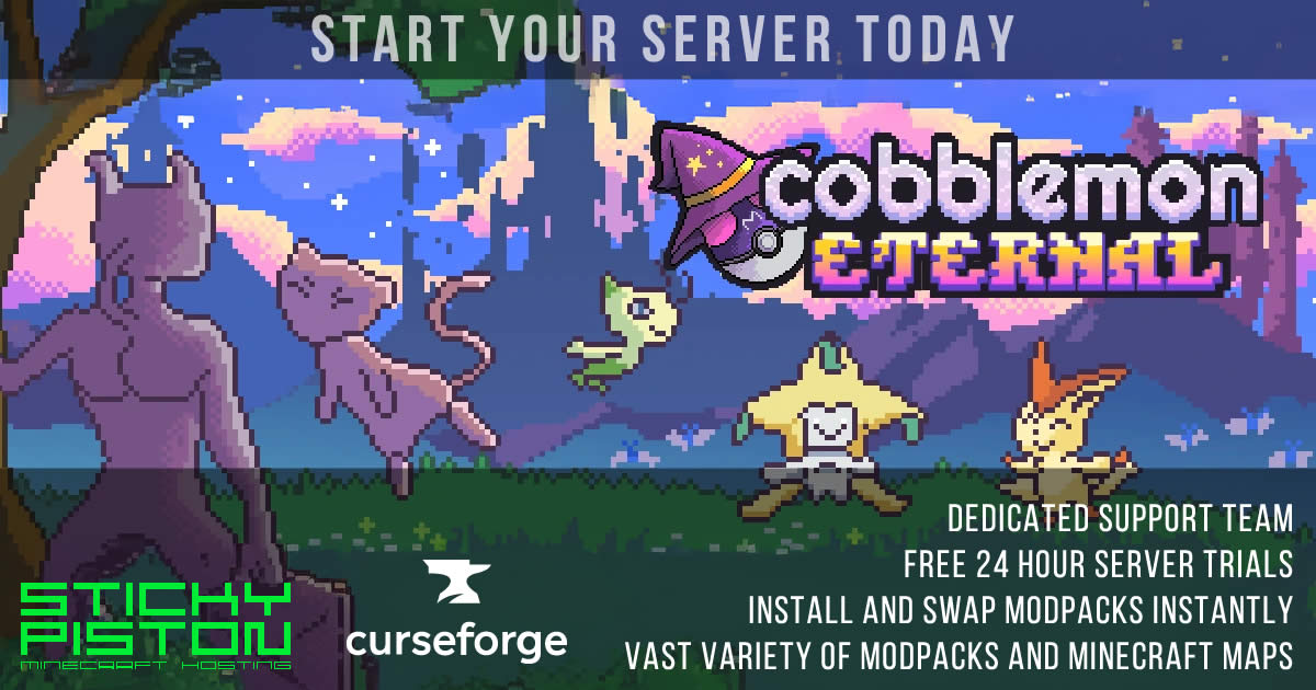 Cobblemon Eternal Server Hosting