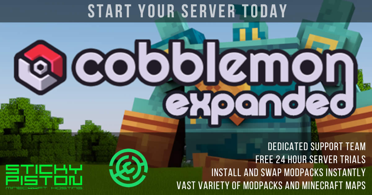 Modrinth : Cobblemon Expanded Server Hosting