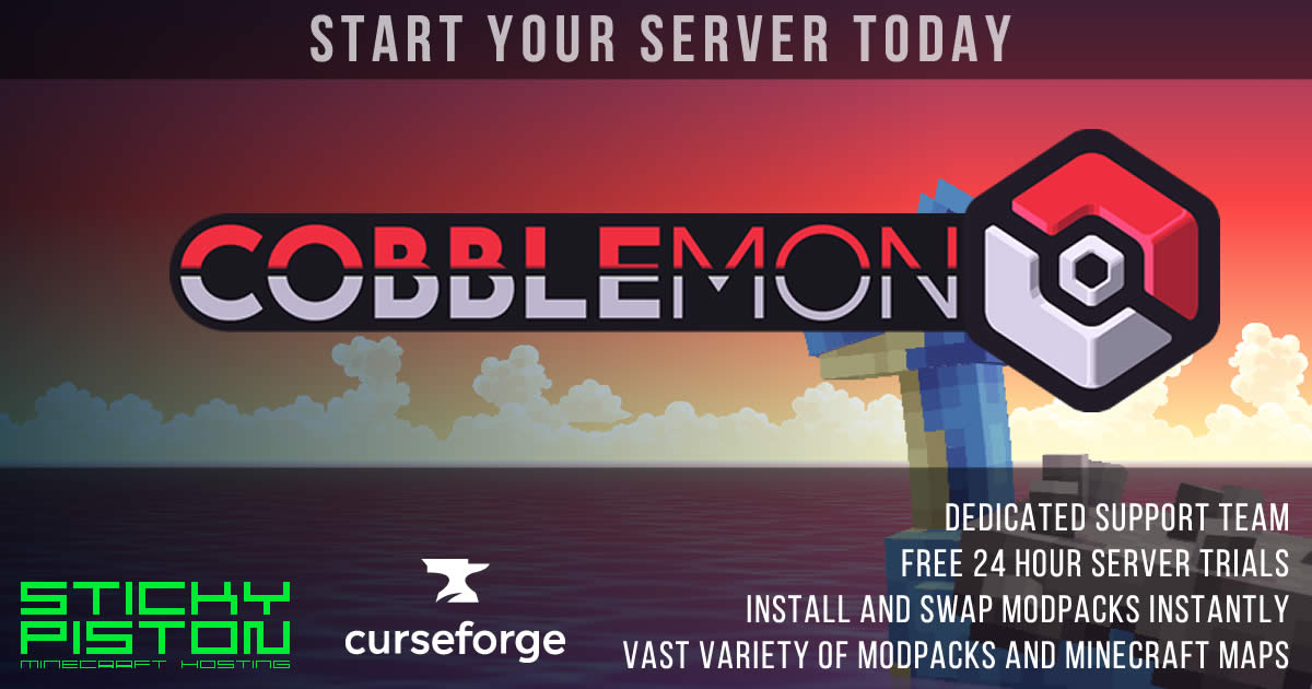 Cobblemon Official Modpack Server Hosting