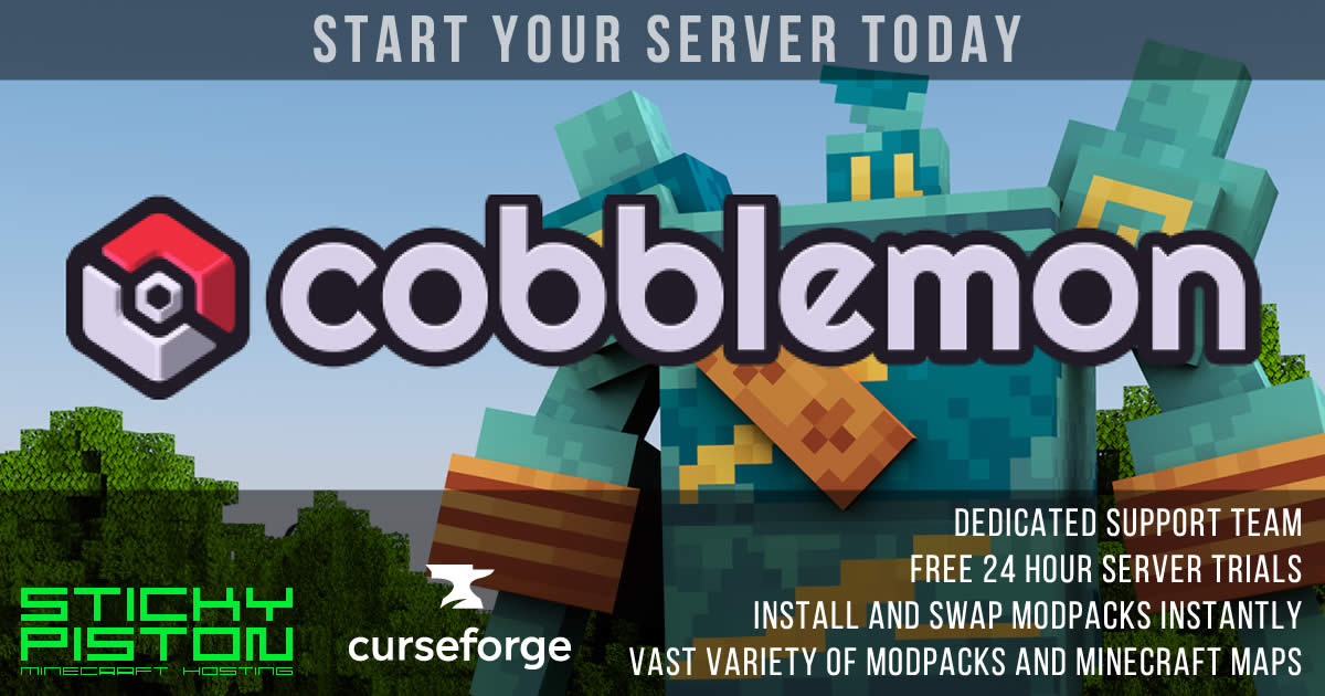 Cobblemon Official Modpack Server Hosting