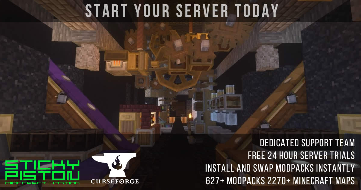 Curse : Create 101 Server Hosting | StickyPiston.co