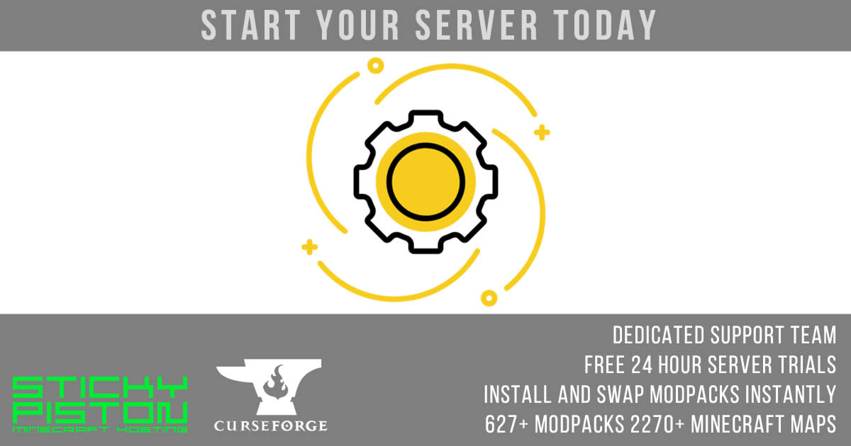 Curse Create+ Server Hosting | StickyPiston.co