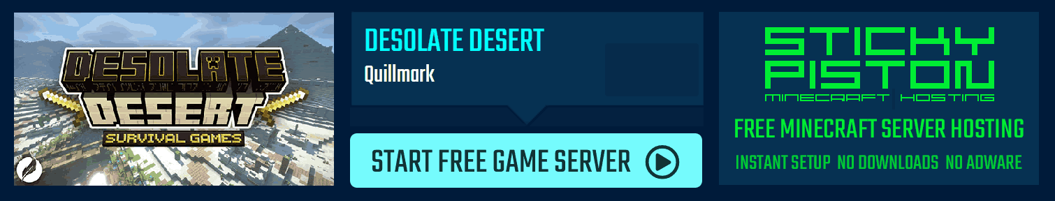 Desolate Desert | 26.1.2 Survival Games Minecraft Map