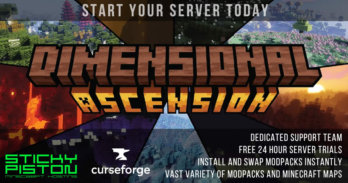 Dimensional Ascension Server Hosting