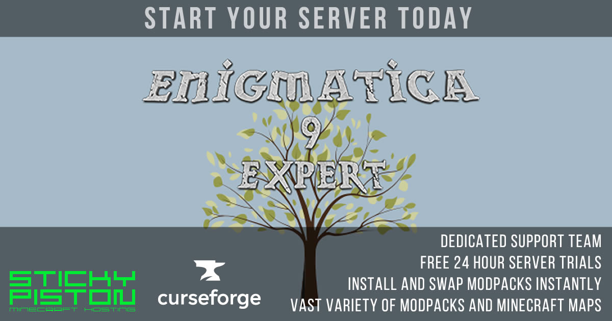 Minecraft Enigmatica 9 Expert - E9E Server Hosting