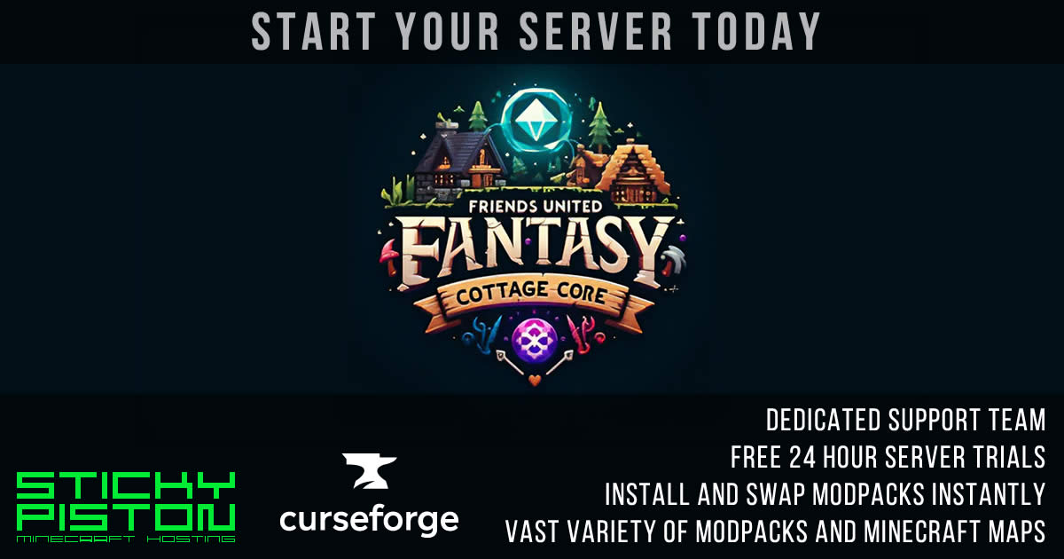 Fantasy Cottage Core Server Hosting