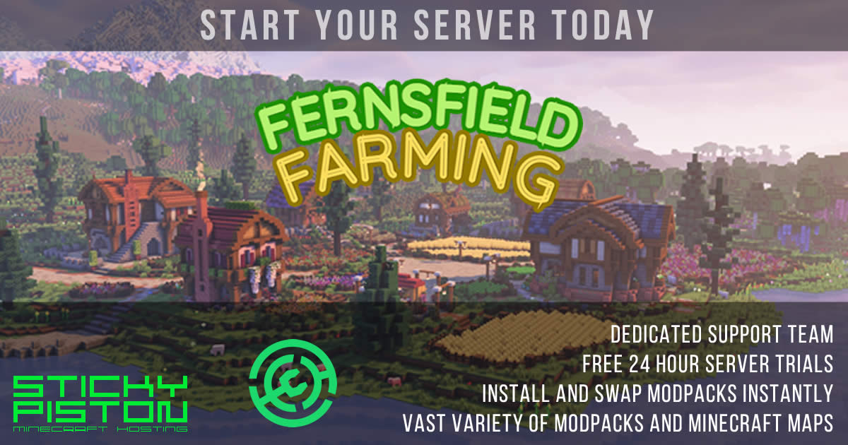 Modrinth : Fernsfield Farming Server Hosting