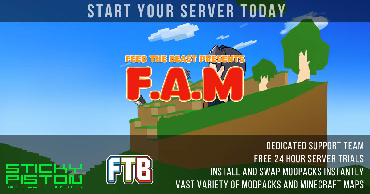 FTB Presents F.A.M. Server Hosting