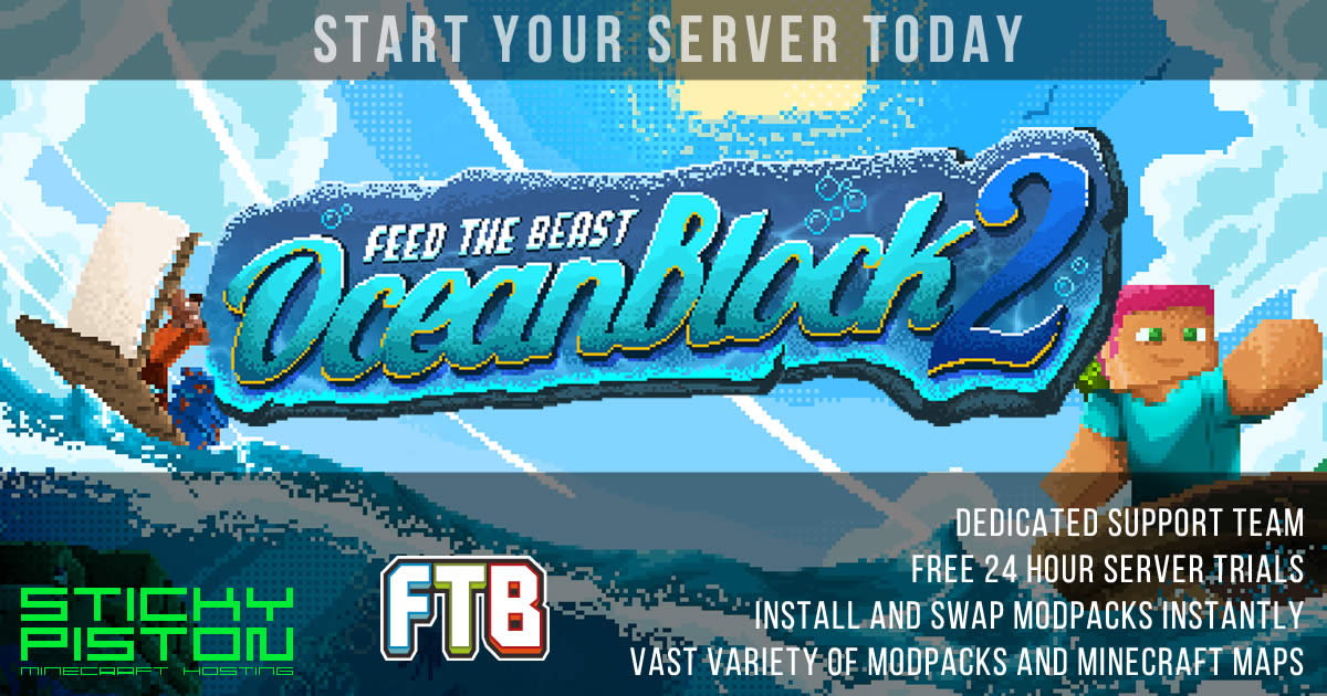 FTB OceanBlock 2 Server Hosting