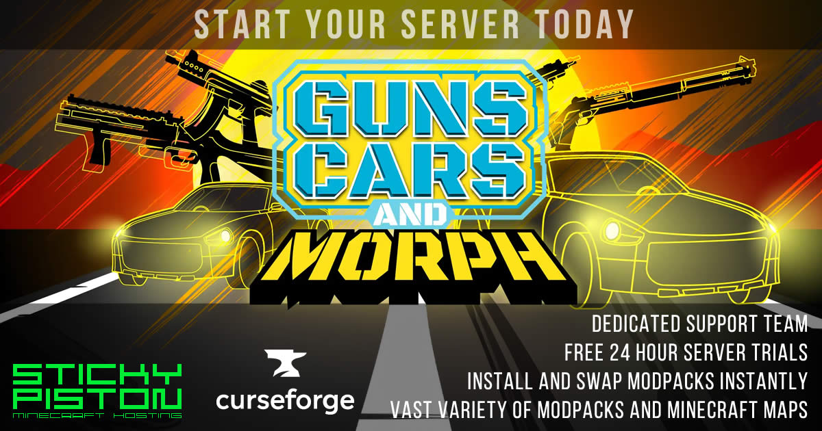 Guns, Cars, and Morph Server Hosting