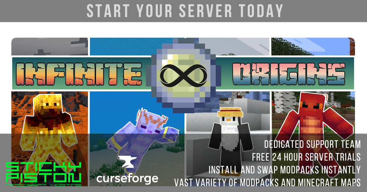 Infinite Origins Server Hosting