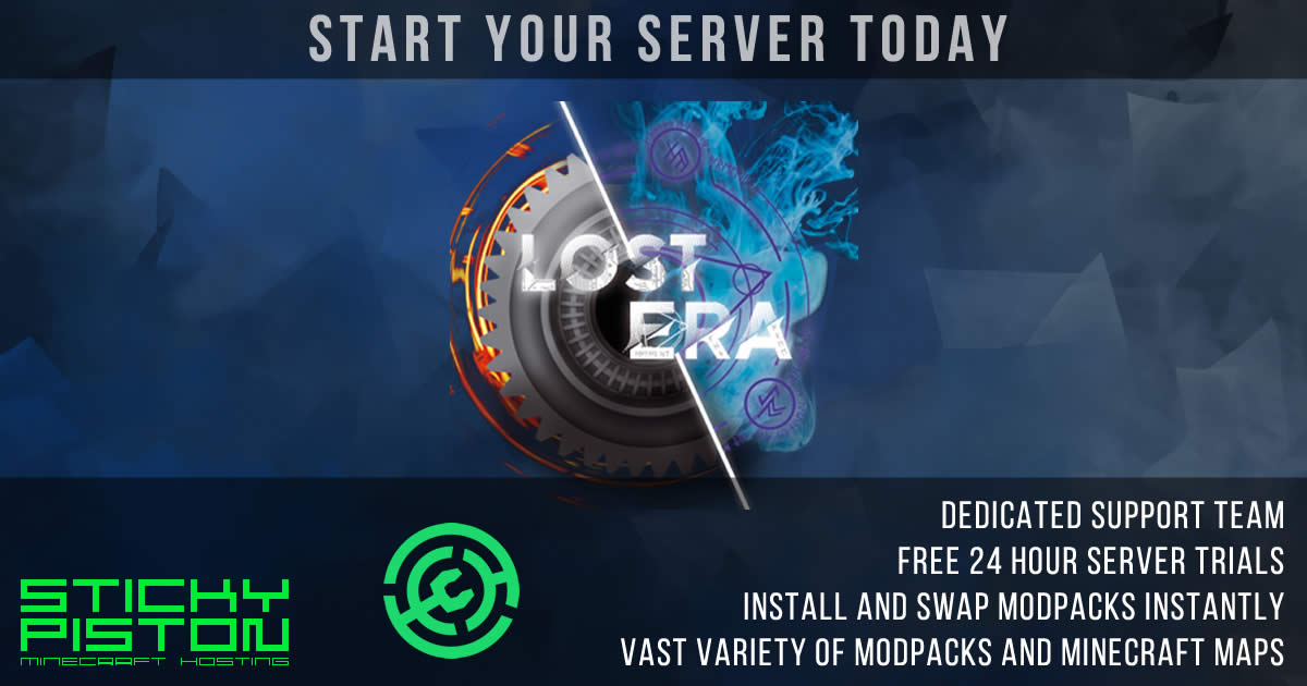 Modrinth : The Lost Era Modpack Server Hosting