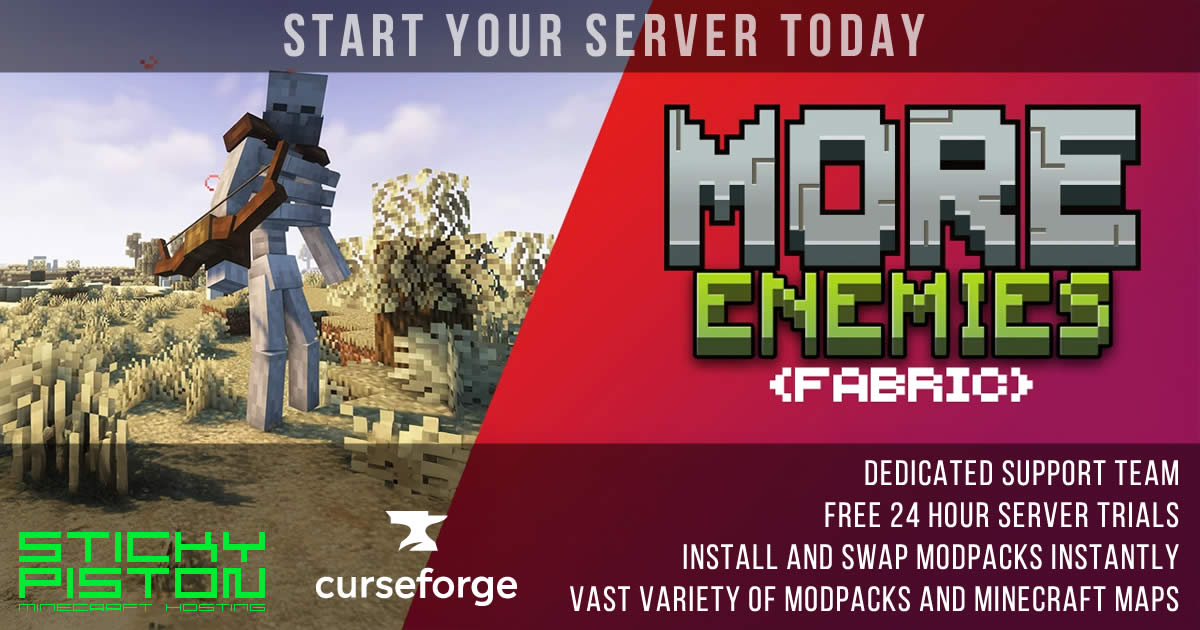More Enemies [FABRIC] Server Hosting
