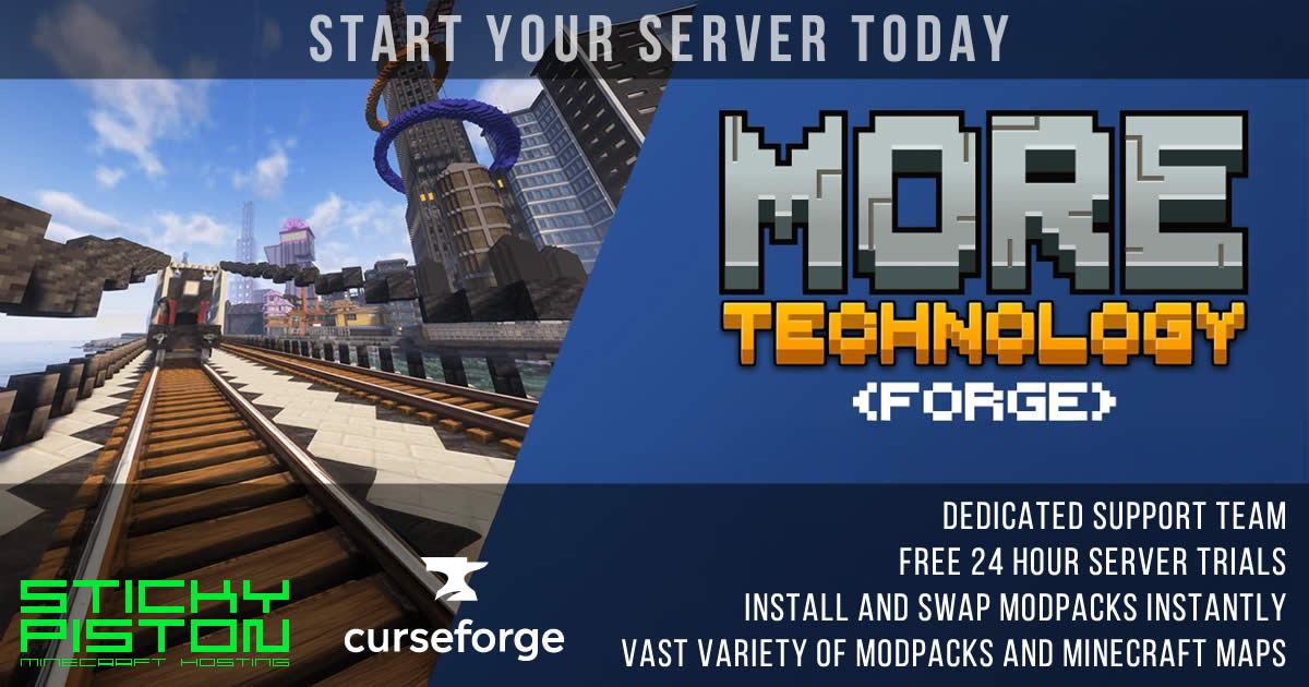 More Technology [FORGE] Server Hosting