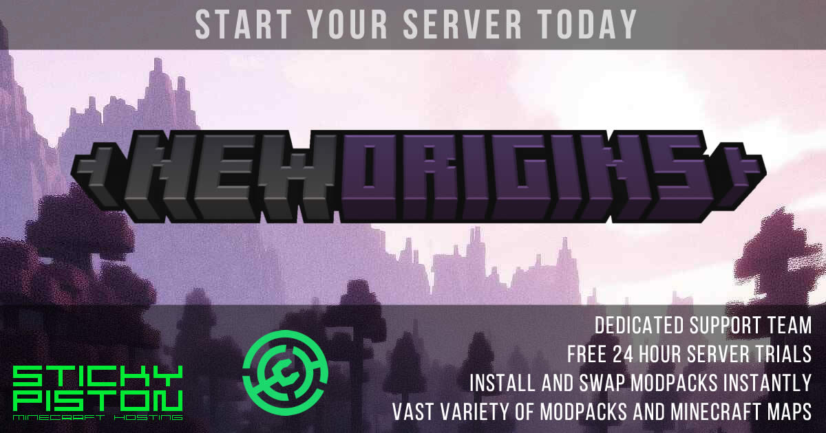 Modrinth : New Origins Server Hosting