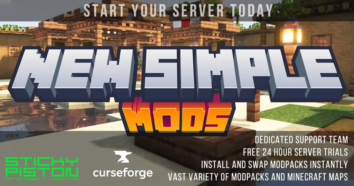 New Simple Mods Server Hosting