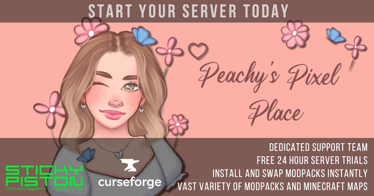 Peachy's Pixel Place Server Hosting