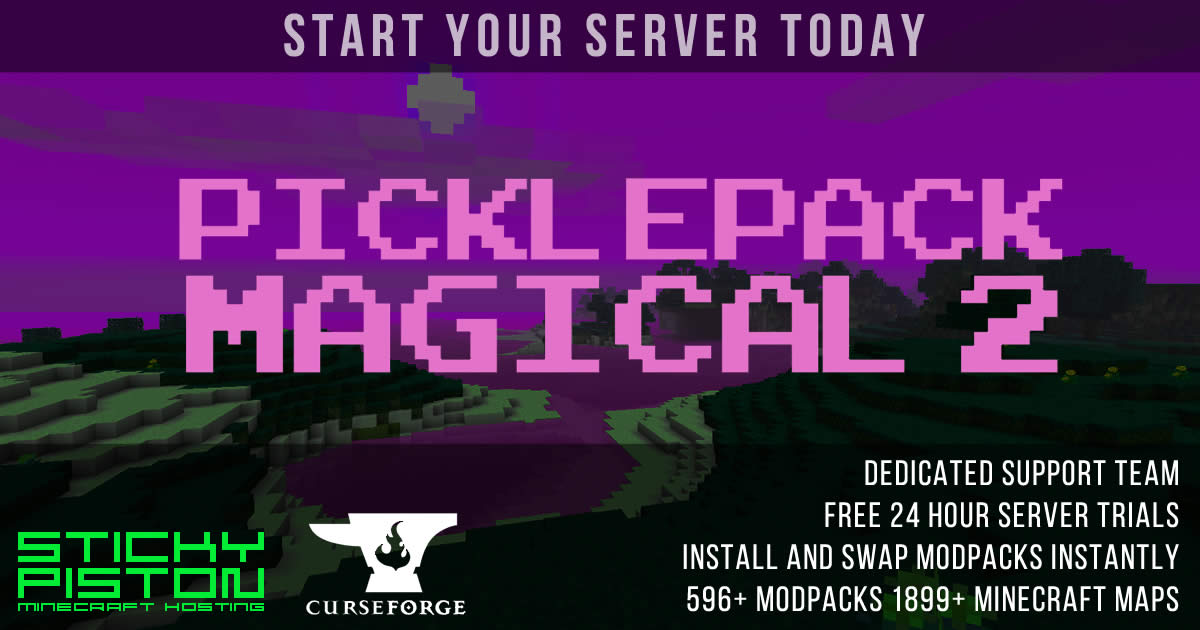 Curse : Pickle Pack: Magical 2 Server Hosting | StickyPiston
