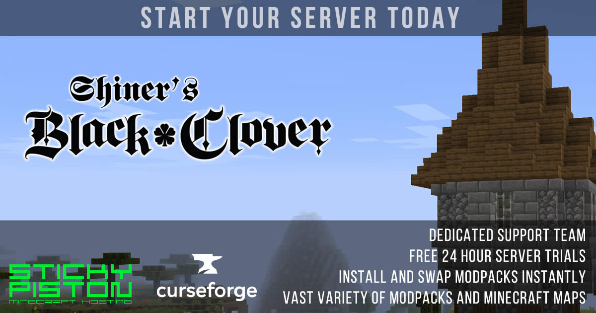 Shiner's Black Clover Server Hosting