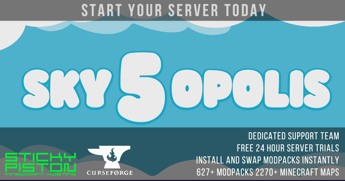 Curse : Skyopolis 5 Server Hosting