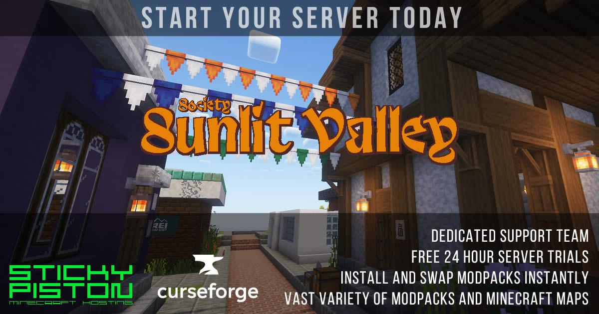 Society: Sunlit Valley Server Hosting