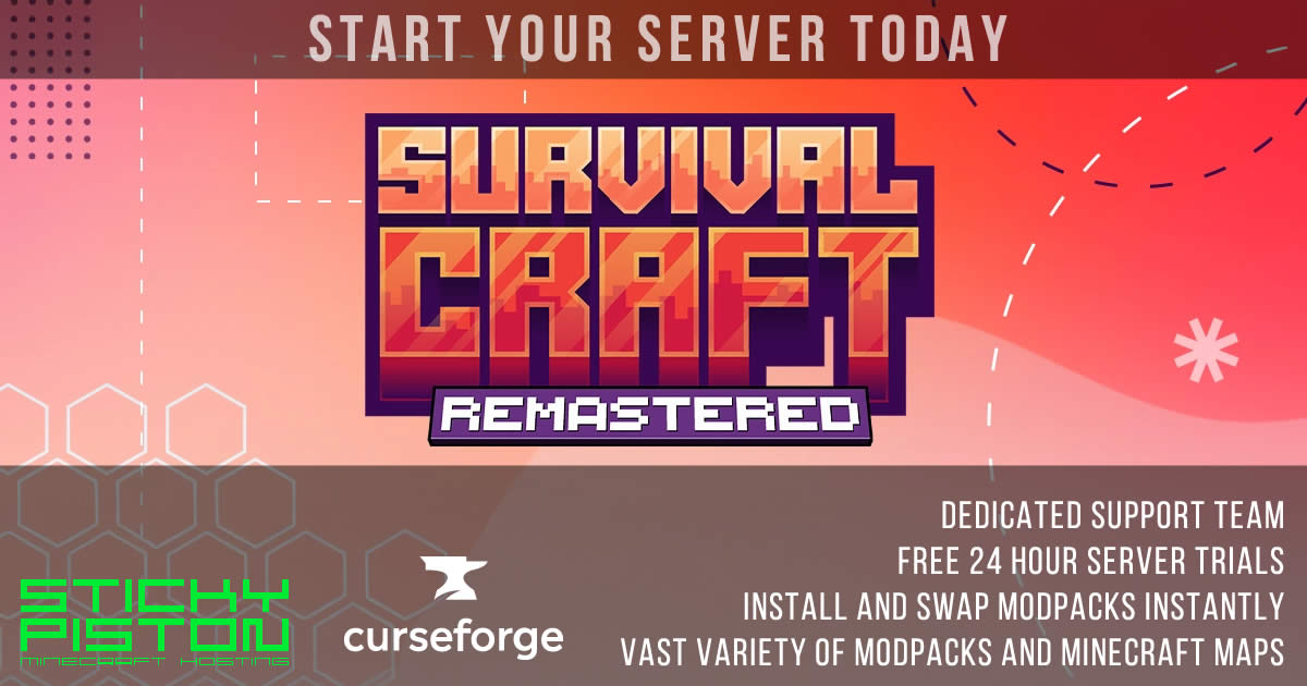 Survival Craft: Remastered Server Hosting