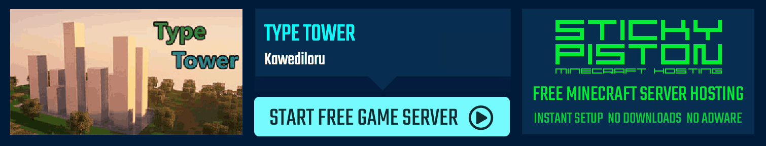 Type Tower Minecraft Map