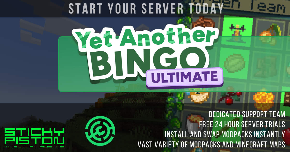 Modrinth : Yet Another Bingo: Ultimate Server Hosting